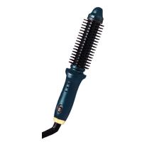 China Black Electric Hot Comb Brush PTC Heating Wave Fast Styling Curling Iron for sale