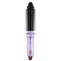 China Adjustable Electric Straightening Comb Hair Brush Ceramic PTC Heating Straightener for sale