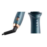 China Black Electric Hot Comb Brush PTC Heating Wave Fast Styling Curling Iron for sale