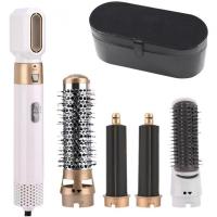 China 500W New Design Wholesale Low Price Multi Function Air Wrap Leather Box Automatic Hot Air Brush for sale