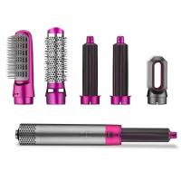 China 500W New Design Wholesale Low Price Multi Function Air Wrap Leather Box Automatic Hot Air Brush for sale