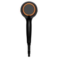 China Ergonomic Handle Electric Hair Dryer with Noise Reduction Design and Large Metal Air Intake for sale