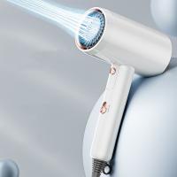 China 2400W Motor Blue Light Negative Ions Hair Dryer with 2 Heat Settings and Accessories for sale
