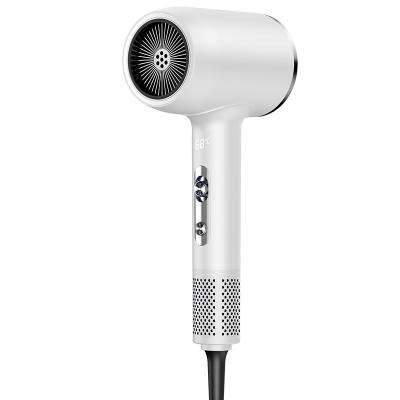 China Professional 2400W High Speed Brushless Electric Hair Dryer With Negative Ions LED Digital Display Low Noise for sale