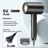 China 2000W Powerful High Speed Hair Blow Dryer LCD Liquid Crystal Display Negative Ion Salon Hair Dryer for sale