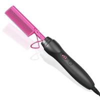 China Heating Comb Hair Straightener Heat Combs Ceramic Multifunctional Copper Electric Hot Comb for sale
