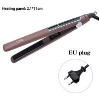China 45W/60W MCH Fast Heating Technology 2 in 1 Hair Straightener LCD Display Flat Iron for sale
