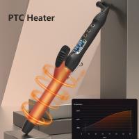 China Multiple Sizes Electric Hair Curler With LCD Display And 360° Rotating Cable DC Motor for sale