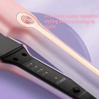 China Fast Heating Wide Plate Hair Straightener with PTC Ceramic Technology 160C 180C 200C 220C for sale