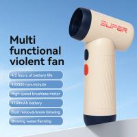 China 40W Powerful Portable Jet Dry Blower Fan for Car Orange Khaki/Blue Khaki for sale