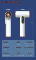 China Travel Size 200W Battery Powered Wireless Hair Dryers with Low Noise Performance for sale