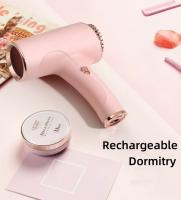 China Professional USB Cordless Mini Hair Dryer Portable Charge Low Noise Outdoor Dryer For Art Exam for sale