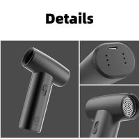 China Rechargeable Hair Blower Dryer Set 80W Mini Leafless Hair Dryer for Home and Outdoor for sale