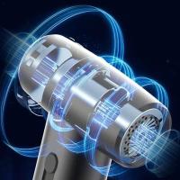 China Rechargeable Hair Blower Dryer Set 80W Mini Leafless Hair Dryer for Home and Outdoor for sale