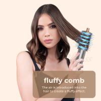 China 8-in-1 Folding Hair Dryer Set with Adjustable Heat Settings and Multi-Nozzle Design for sale