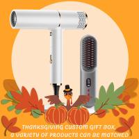 China Festival Gift Box Set Customized Hair Dryer Curling Wand Set With 1M Power Cord Concentrator Nozzle for sale