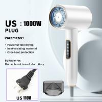 China 2000W Powerful LCD Display 3 Attachments Hair Dryer With Negative Ion Dryer Machine for sale