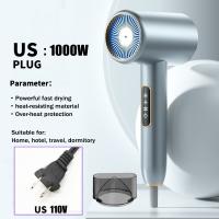 China 2000W Powerful LCD Display 3 Attachments Hair Dryer With Negative Ion Dryer Machine for sale