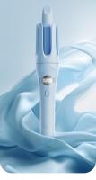 China Portable Fast Heating Long-lasting Curls Hair Dryer Styler Cordless Curling Iron Titanium Flat Iron for sale