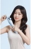 China Portable Fast Heating Long-lasting Curls Hair Dryer Styler Cordless Curling Iron Titanium Flat Iron for sale