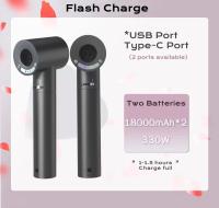 China 330W Powerful Wireless Blower Turbo Jet Fan Cleansing Fan Large Battery Capacity Type C Charging for sale