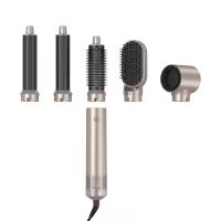 China Multifunctional 5 in 1 Hot Air Comb Set Styling Noise Reduction Curling Iron Negative Ion Technology for sale