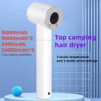 China Portable 450W Cordless Hair Dryer with 48000mAh Big Battery Capacity Compact Design for sale