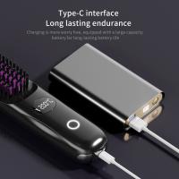 China Portable Cordless Hair Straightening Brush 35W Fast Heating Type-C With Negative Ion Outdoor Use for sale