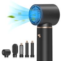 China 5 in 1 Electric Hair Styler Tool Custom Logo LED Multifunctional Hair Curler Set with 1000W Power and 1.8m Cord Length for sale