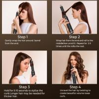 China 5 in 1 Electric Hair Styler Tool Custom Logo LED Multifunctional Hair Curler Set with 1000W Power and 1.8m Cord Length for sale