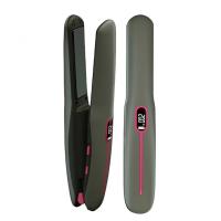 China Rechargeable 2 in 1 Wireless Hair Straightener Cordless Straightening Curling with 4800mAh Battery and Multi Temperature for sale