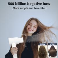 China Travel 1800W High Speed Brushless Motor Hair Dryer With 110,000 Rpm And 5 Billion Plasma for sale