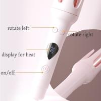 China 33W Automatic Electric Hair Curler LCD Temperature Display Negative Ion Technology for sale