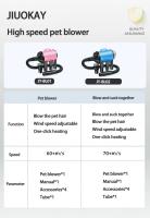 China Fast Drying Pet Hair Dryer 4-in-1 Professional Quiet Blow Dryer for Dogs Cats Lightweight Portable for sale