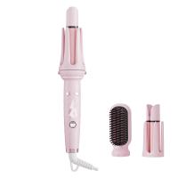 China 35W 3 In 1 Multi Function Automatic Curling Iron Hot Comb With Reminder Sound for sale
