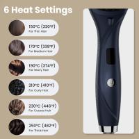 China Ultra-high Temperature Negative Ion Hair Straightening Comb With 2 Speed Settings And Over One Hour Battery Life for sale