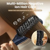 China Ultra-high Temperature Negative Ion Hair Straightening Comb With 2 Speed Settings And Over One Hour Battery Life for sale