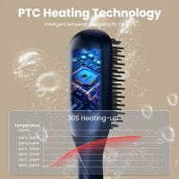 China Ultra-high Temperature Negative Ion Hair Straightening Comb With 2 Speed Settings And Over One Hour Battery Life for sale