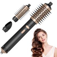 China Hair Dryer Brush 6 in 1 Hair Styler Silver Ionic Technology Fast Drying Multi Styler for Straight Curly and Coily Hair for sale