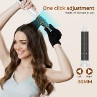 China Fast Drying 8-in-1 Professional Hot Air Hair Dryer Brush with Auto-Wrap Curler and 2M Power Cord 1500W Multi-Styler for sale