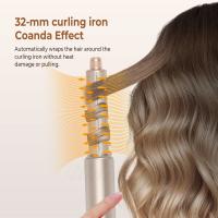 China Cold 4 Gear 8 in 1 Hair Styler 110 000 RPM Speed Negative Ionic Hair Dryer Automatic Curling Iron Volumizer Straightener for sale