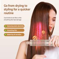 China Cold 4 Gear 8 in 1 Hair Styler 110 000 RPM Speed Negative Ionic Hair Dryer Automatic Curling Iron Volumizer Straightener for sale