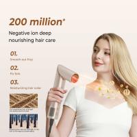 China Cold 4 Gear 8 in 1 Hair Styler 110 000 RPM Speed Negative Ionic Hair Dryer Automatic Curling Iron Volumizer Straightener for sale