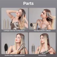 China 6 in 1 Professional Hot Air Styler Powerful Hair Dryer & Straightener Set Curling Volumizing Straightening for sale