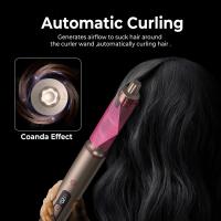 China 6 in 1 Professional Hot Air Styler Powerful Hair Dryer & Straightener Set Curling Volumizing Straightening for sale
