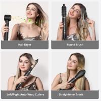 China Professional Hot Air Styling Hair Dryer Brush 5 in 1 Speed Negative Ionic Fast Drying Cold 4 Gear Valtage 110V/50HZ 240V/60HZ for sale