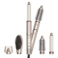 China 5 in 1 Foldable Hair Dryer Brush Wind Blow High-Speed Turbo Blow Dryer Brush Professional 500 Million Negative Ionic Hair Dryer for sale