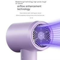 China 2000W Purple High Speed Blue Ray Negative Ion Revair Hair Dryer Temperature Adjustable for Household Use for sale