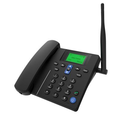 China GSM Wireless Desktop Phone with Caller ID FM Radio MP3 Dual SIM 2.2 Inch for sale