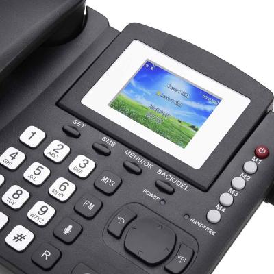 China FCC Dual SIM GSM Landline Phone 2.8 Inch Display 1000mAh Backup Battery Multi Language for sale